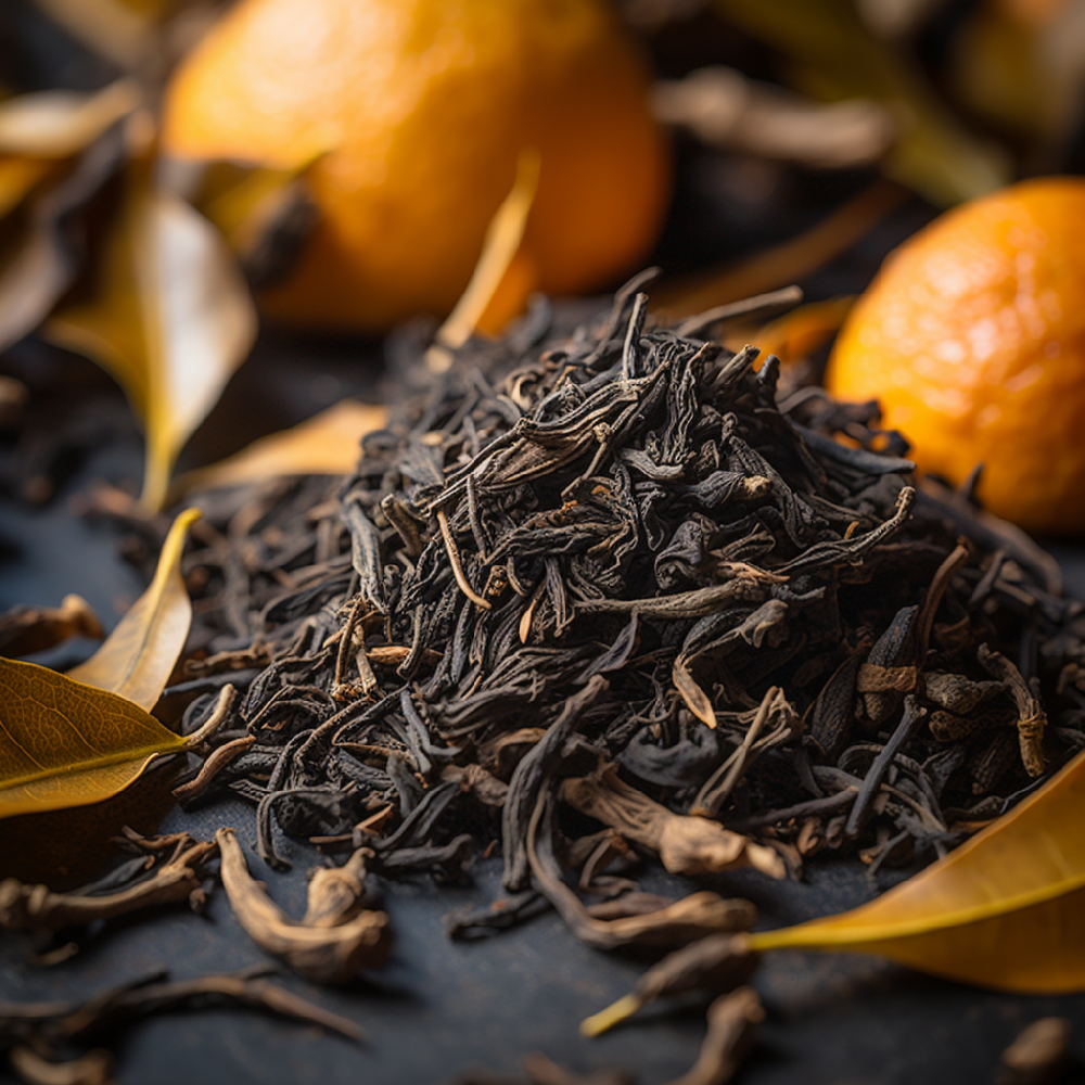 Earl gray tea, the ultimate guide. Leaves with hugs